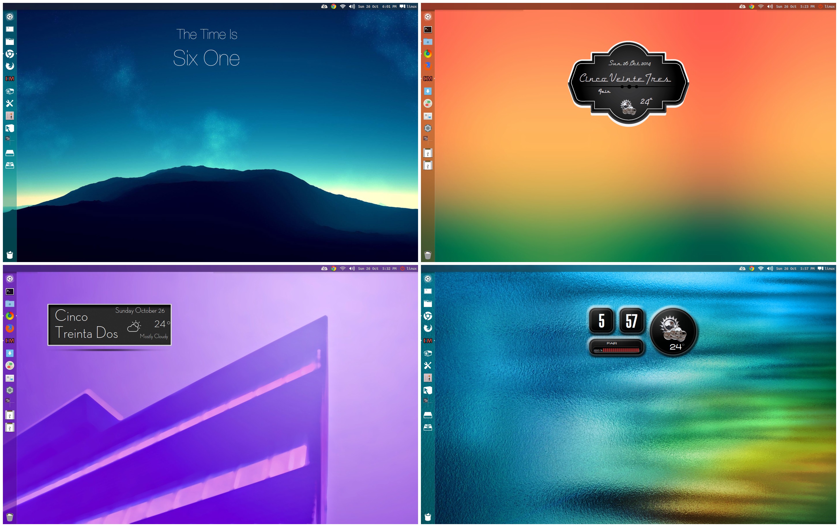 Supreme Conky Pack. Made for Conky Manager by speedracker on DeviantArt