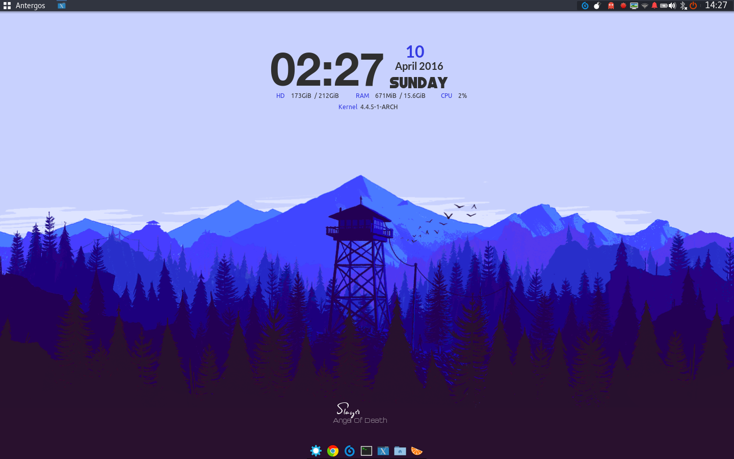 Antergos Budgie by speedracker on DeviantArt