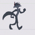 Ben Wolf: Character Walkcycle gif - COLORED by ElisAnimation on DeviantArt