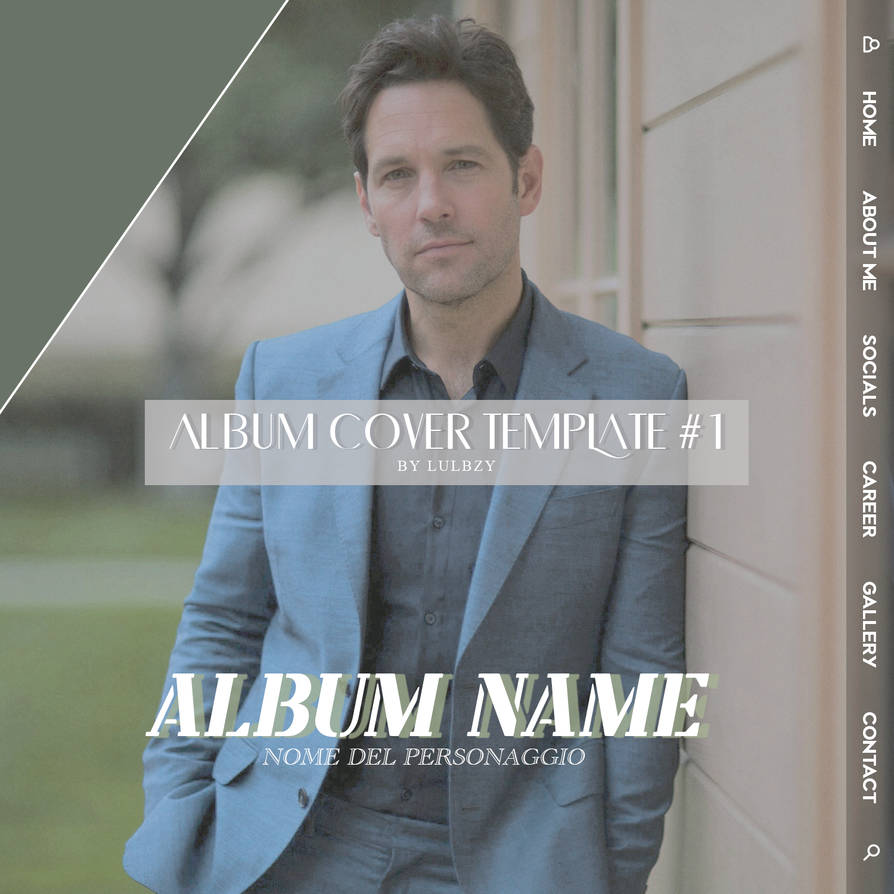 album cover template #1 ( by @lulbzy ) by lulbzy on DeviantArt