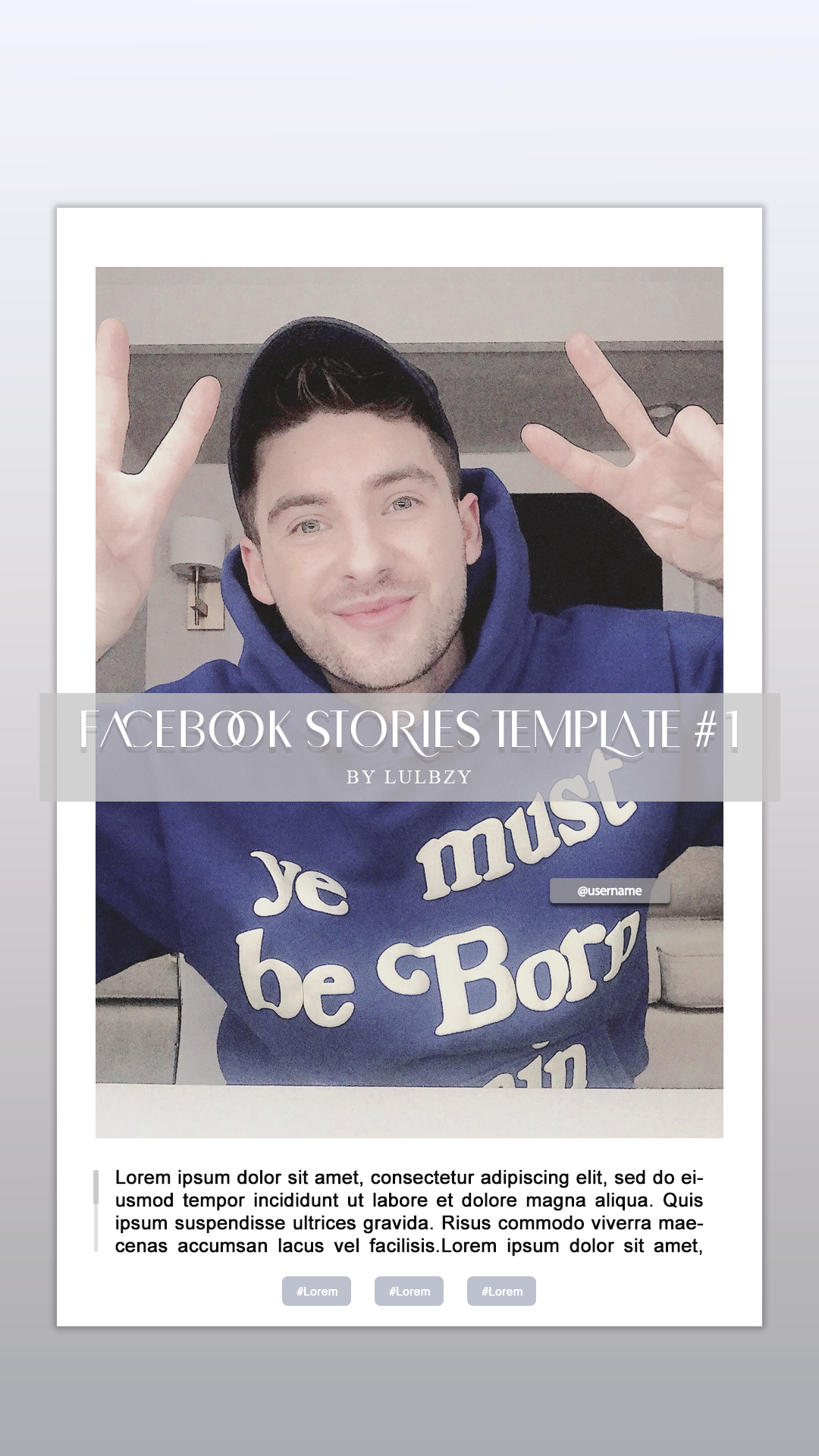 facebook stories template #1 ( by @lulbzy ) by lulbzygraphics on DeviantArt