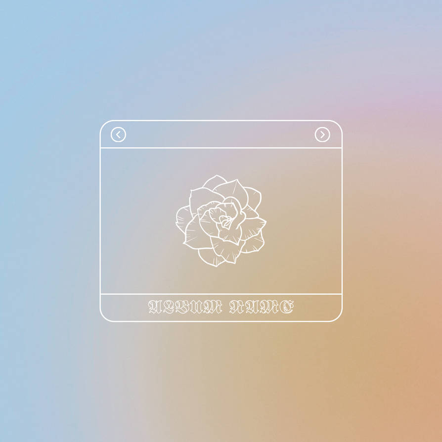 album cover template #5 ( by @lulbzy ) by lulbzygraphics on DeviantArt