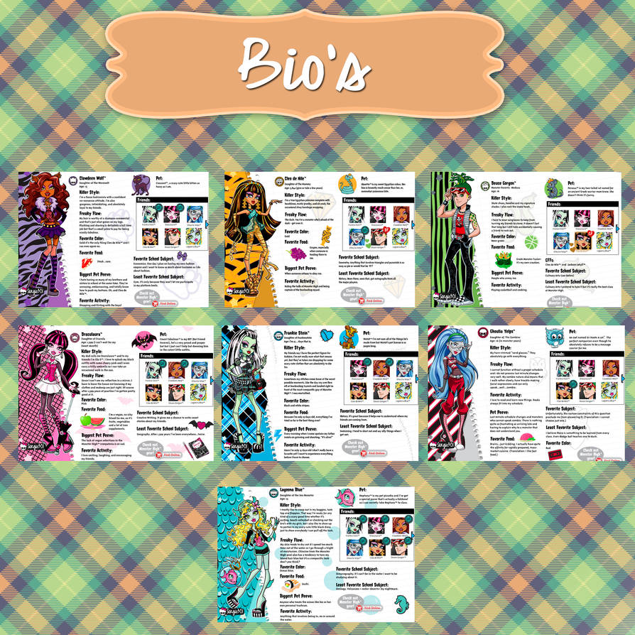 Pack Bios y Wallpapers Monster High by Crazycandies2010 on DeviantArt