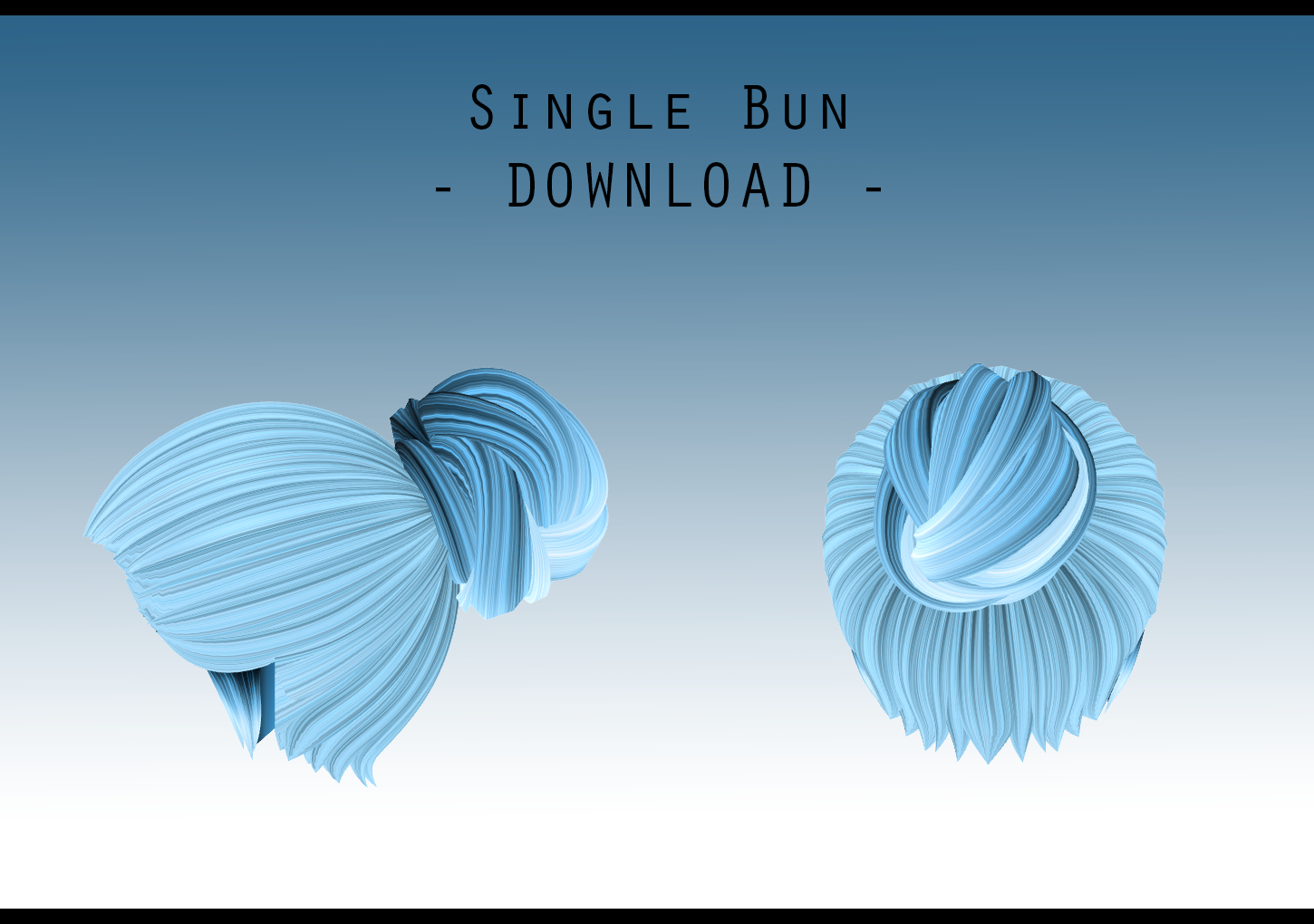 Single Bun [ DOWNLOAD ] by PeachMilk3D on DeviantArt