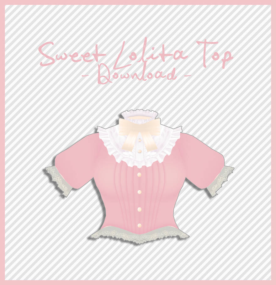 Lolita Top [ DOWNLOAD ] by PeachMilk3D on DeviantArt