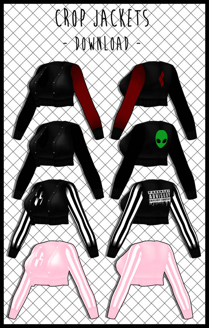 Crop Jackets [ DOWNLOAD ] by PeachMilk3D on DeviantArt