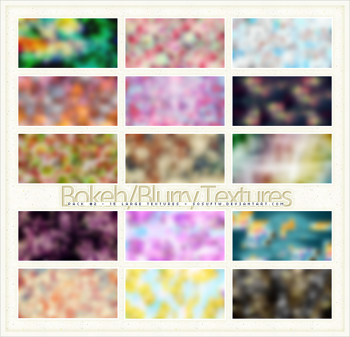 Pack #2 - Bokeh/Blurry Textures by sosuftw on DeviantArt