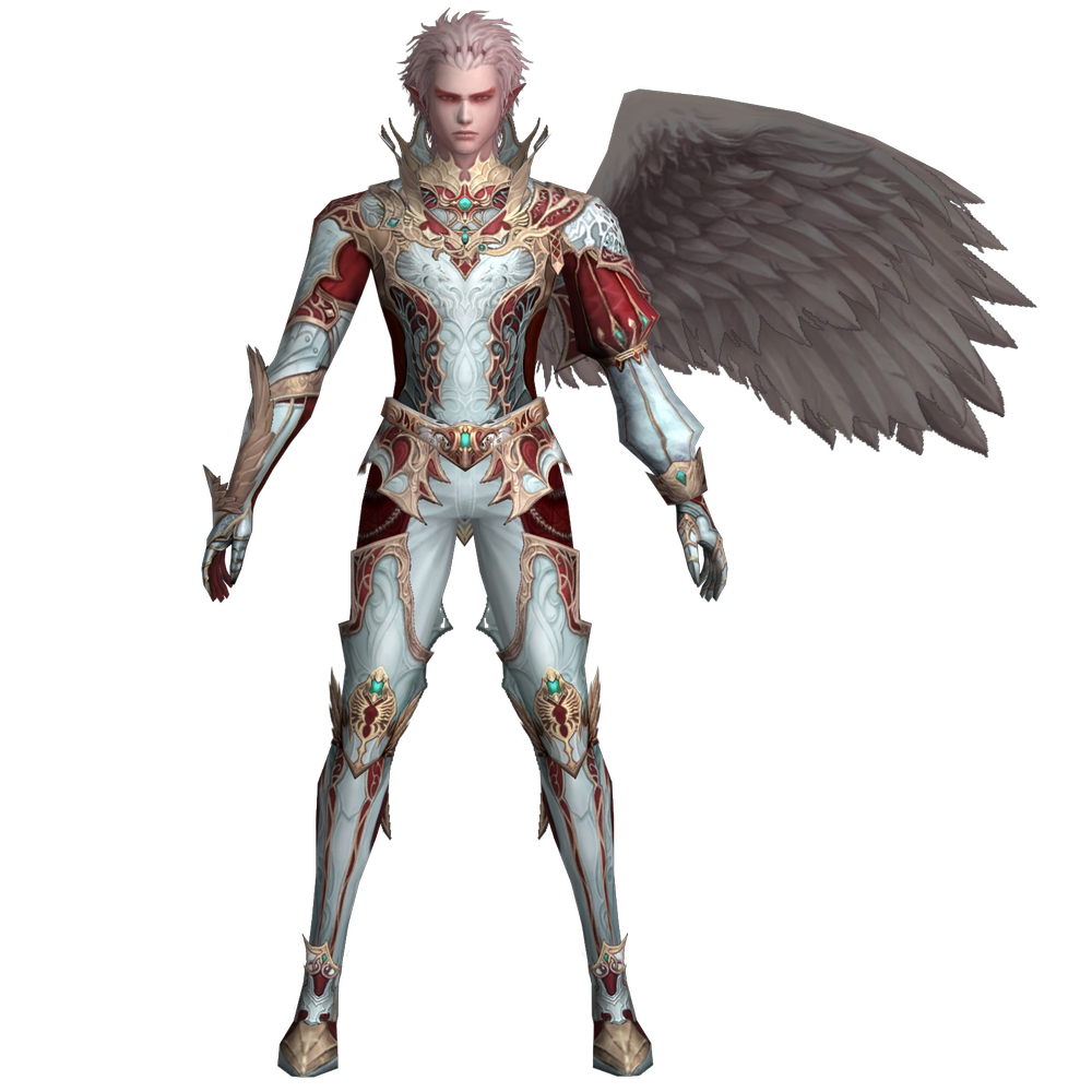 Male Kamael - Lineage 2 (original bones) by papkapapka on DeviantArt