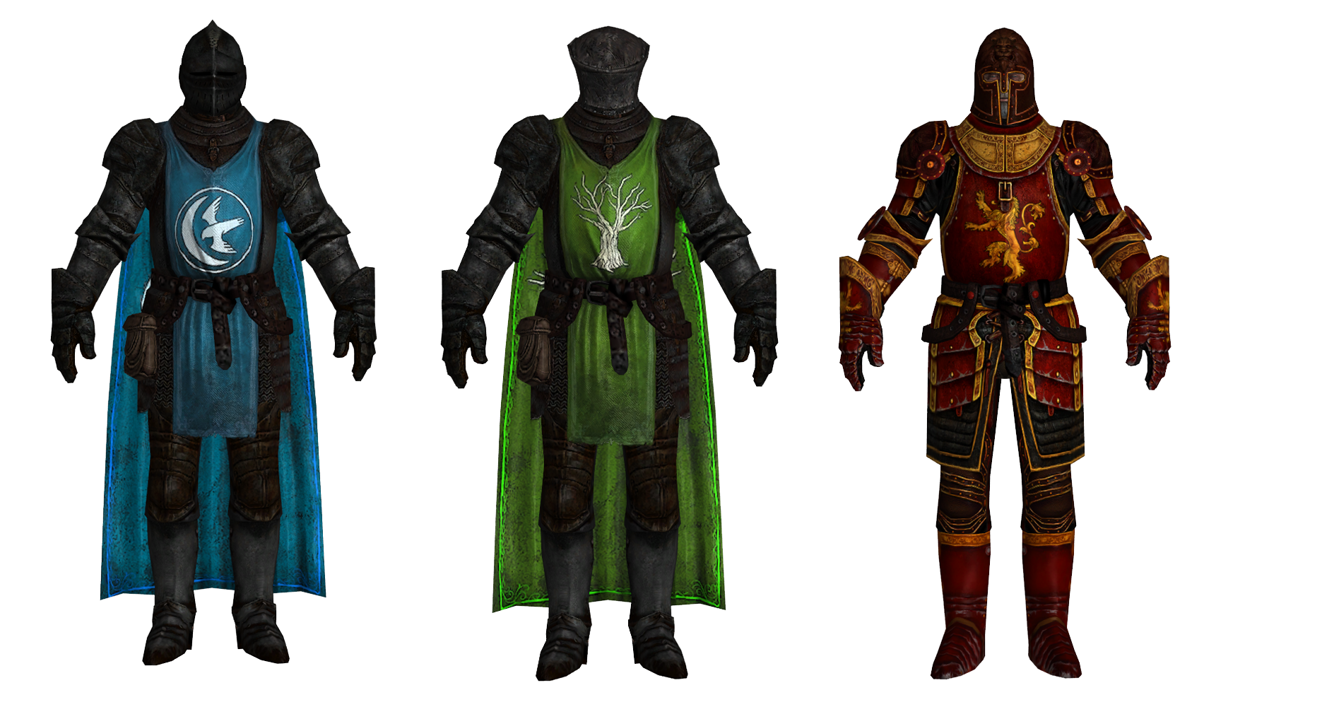 Game Of Thrones RPG (2012) - Different Knights by papkapapka on DeviantArt