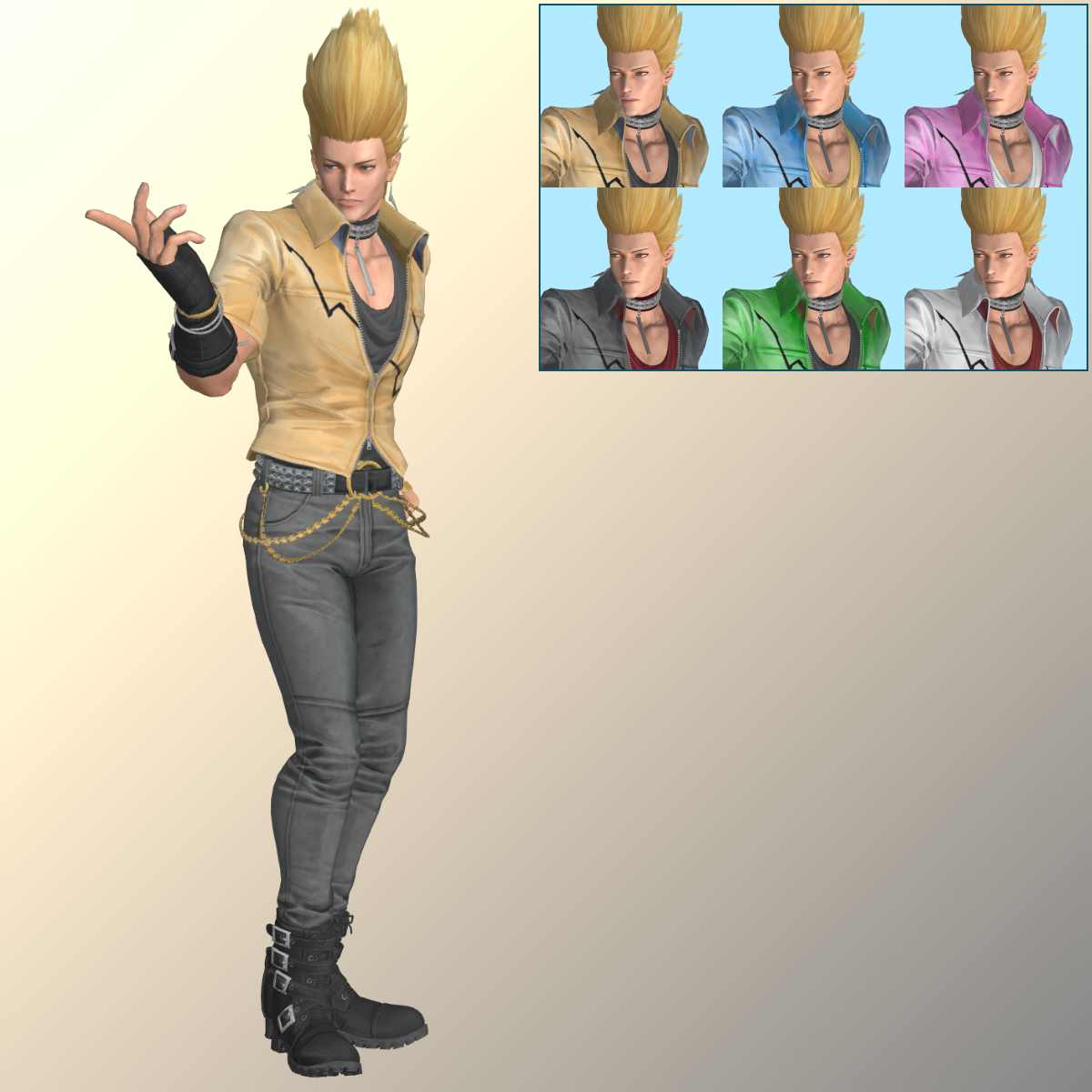 KOF XIV Benimaru - XNALara XPS by PharaohIllusion on DeviantArt