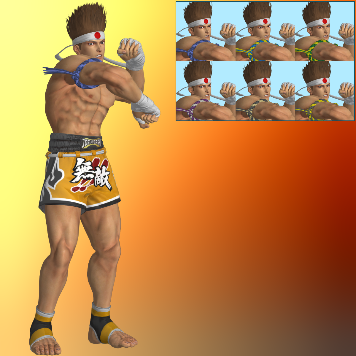 KOF XIV Joe - XNALara XPS by PharaohIllusion on DeviantArt