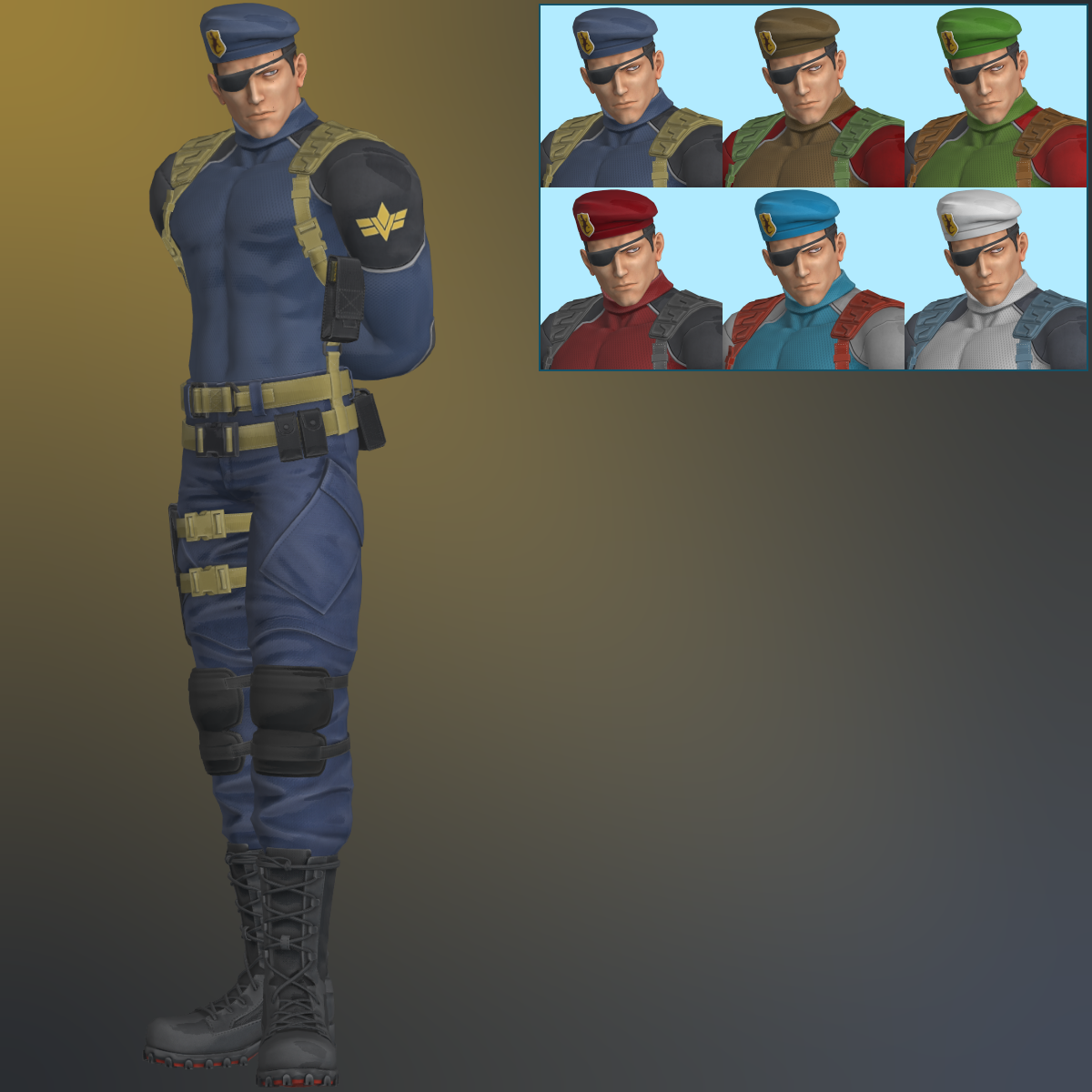 KOF XIV Heidern - XNALara XPS by PharaohIllusion on DeviantArt