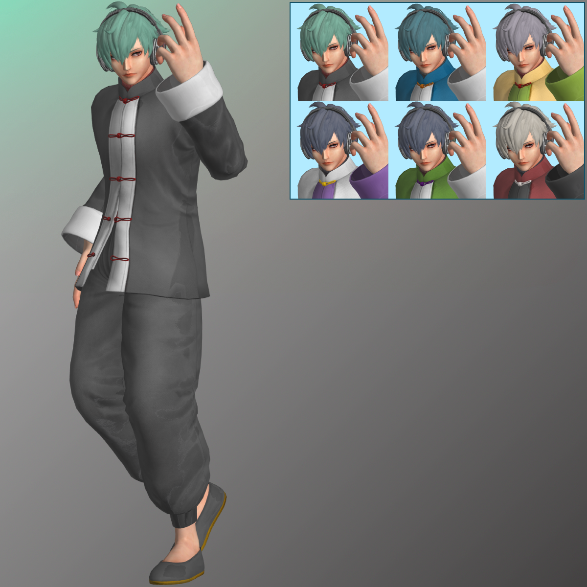 KOF XIV Shun'ei (Kung Fu Suit) - XNALara XPS by PharaohIllusion on ...