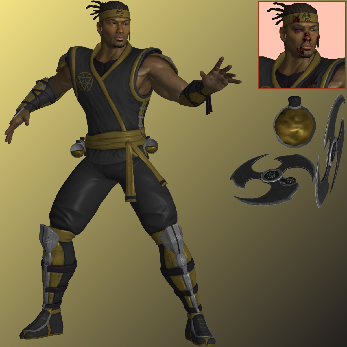MK2011 Cyrax (Extra) - XNALara XPS by PharaohIllusion on DeviantArt