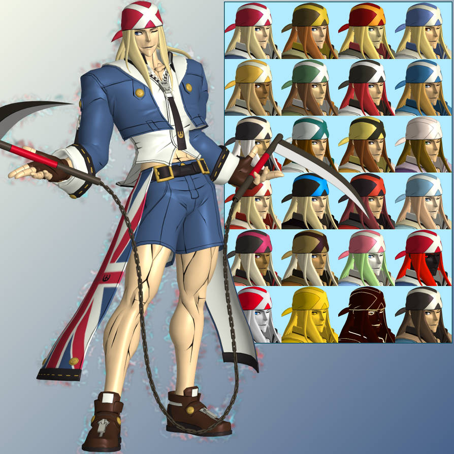 GGXrd Axl - XNALara XPS by PharaohIllusion on DeviantArt