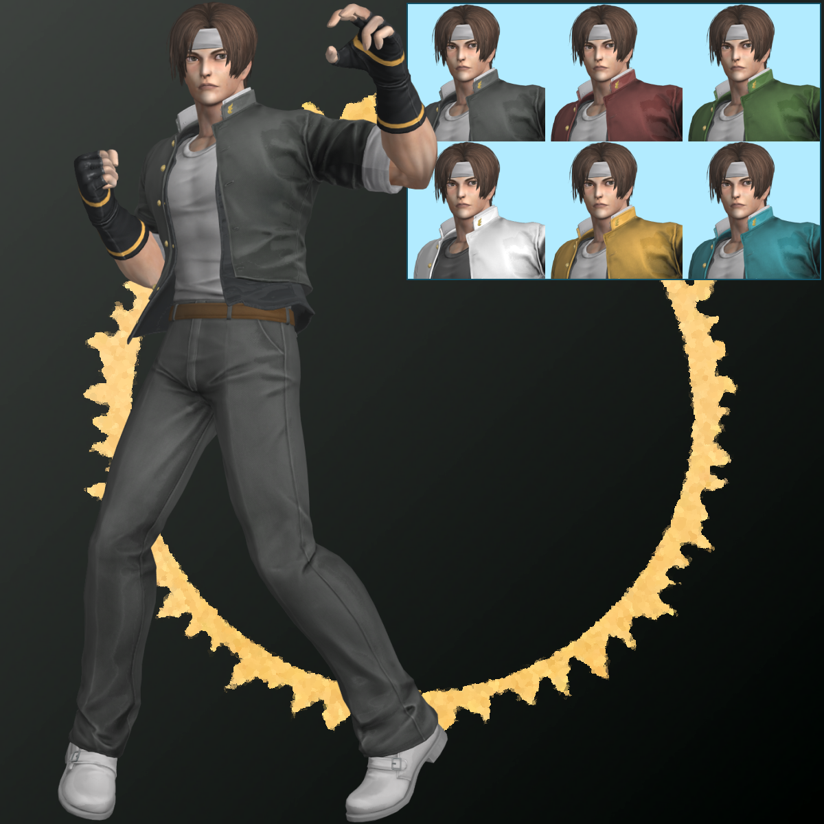 Kof Xiv Kyo Classic Xnalara Xps By Pharaohillusion On Deviantart