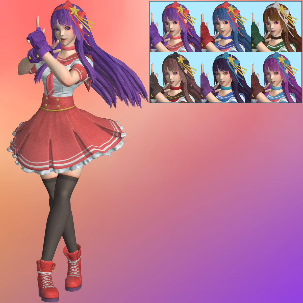 Kof Xiv Athena Xnalara Xps By Pharaohillusion On Deviantart