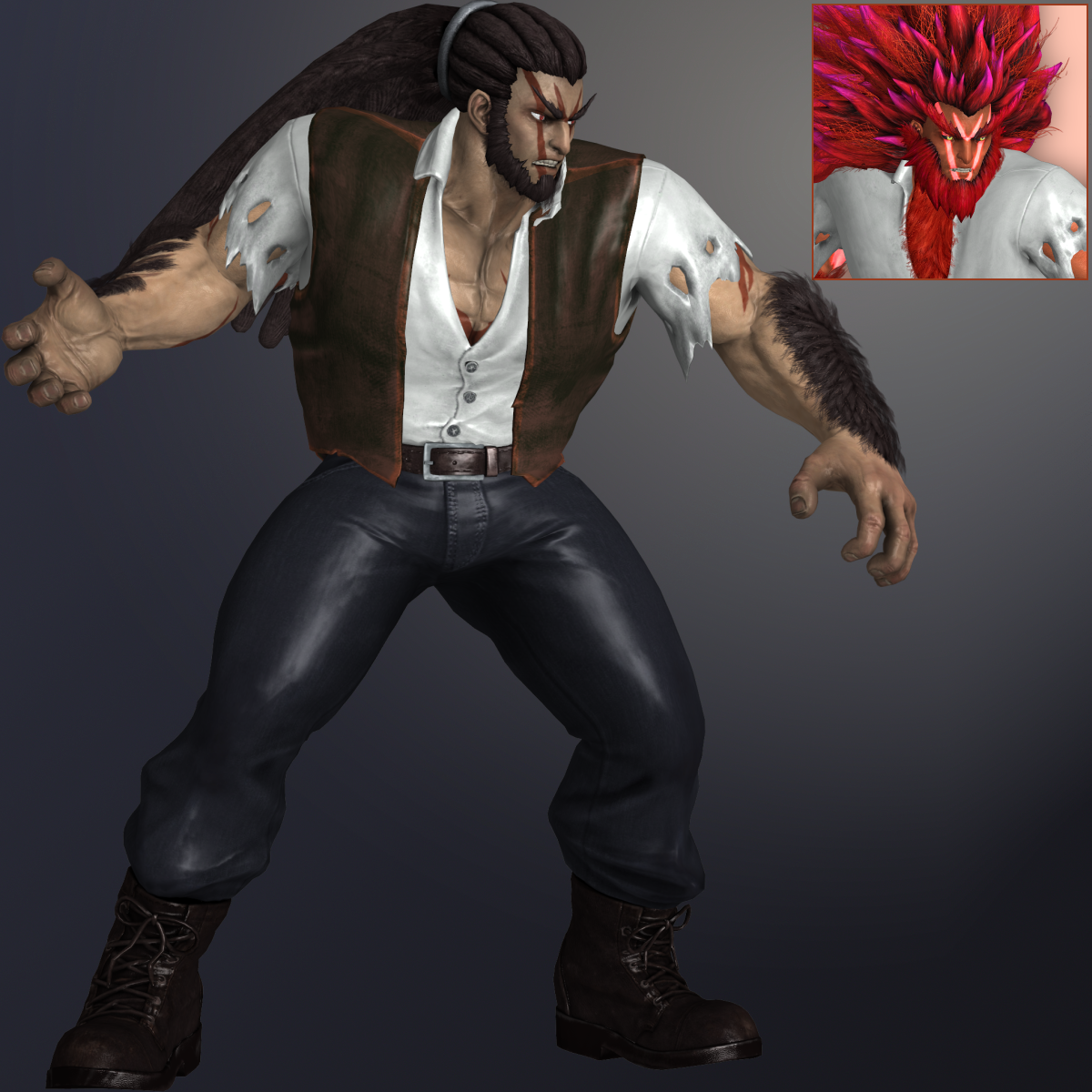 SFV Necalli (Halloween) - XNALara XPS by PharaohIllusion on DeviantArt