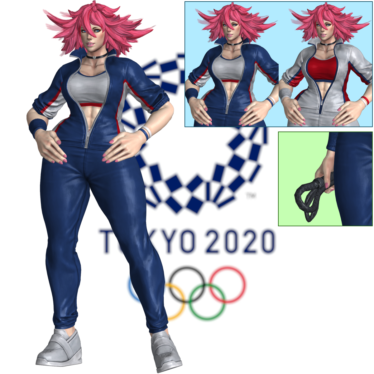 SFV Poison (Track Suit) - XNALara XPS by PharaohIllusion on DeviantArt