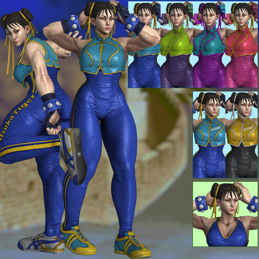 SFV Chun-Li (Nostalgia) - XNALara XPS by PharaohIllusion on DeviantArt