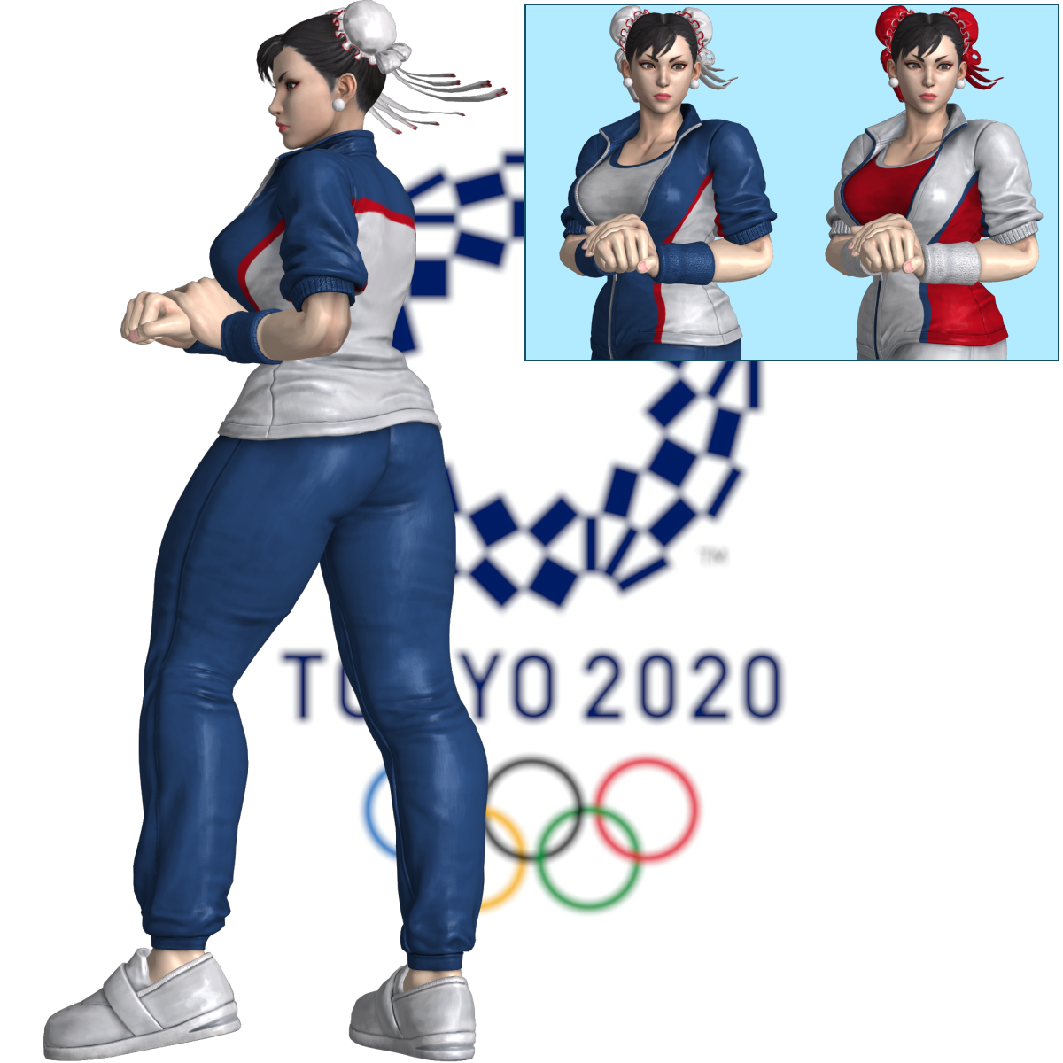 SFV Chun-Li (Track Suit) - XNALara XPS by PharaohIllusion on DeviantArt