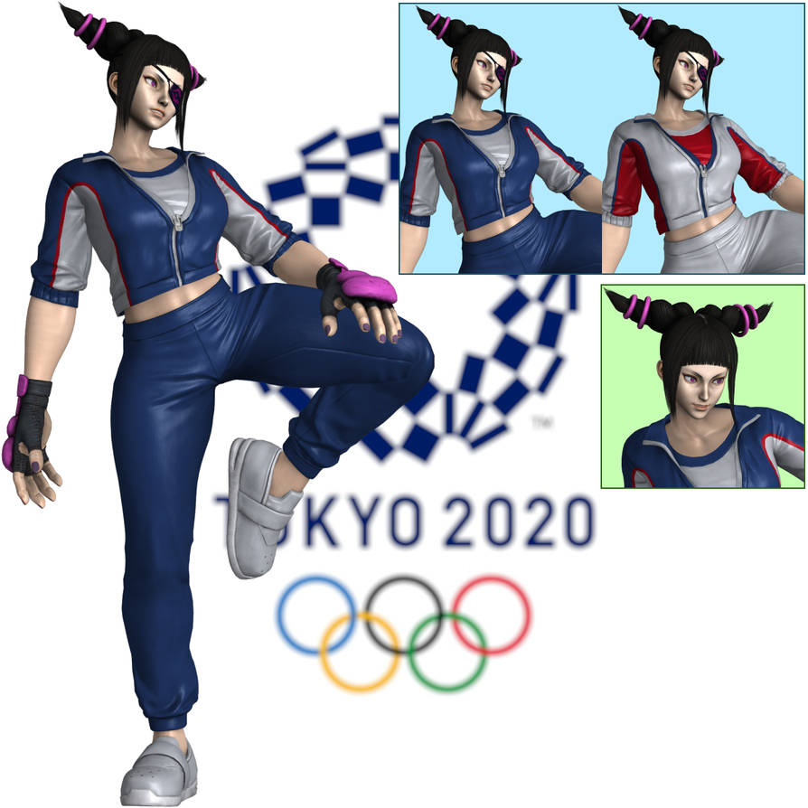 SFV Juri (Track Suit) - XNALara XPS by PharaohIllusion on DeviantArt