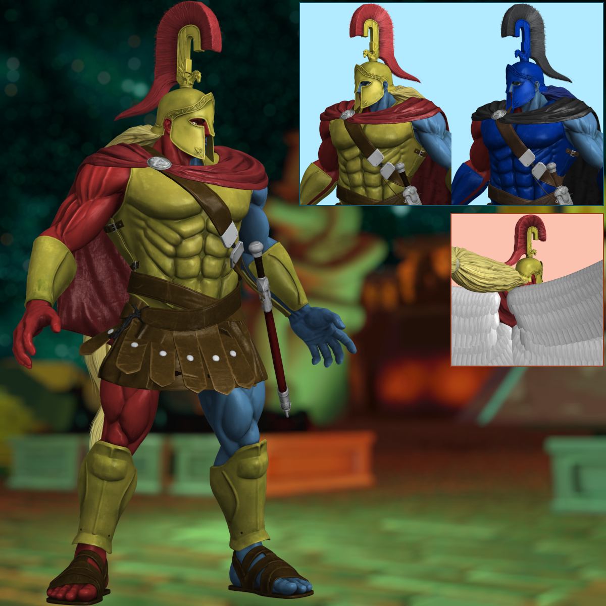 SFV Gill (Battle) - XNALara XPS by PharaohIllusion on DeviantArt