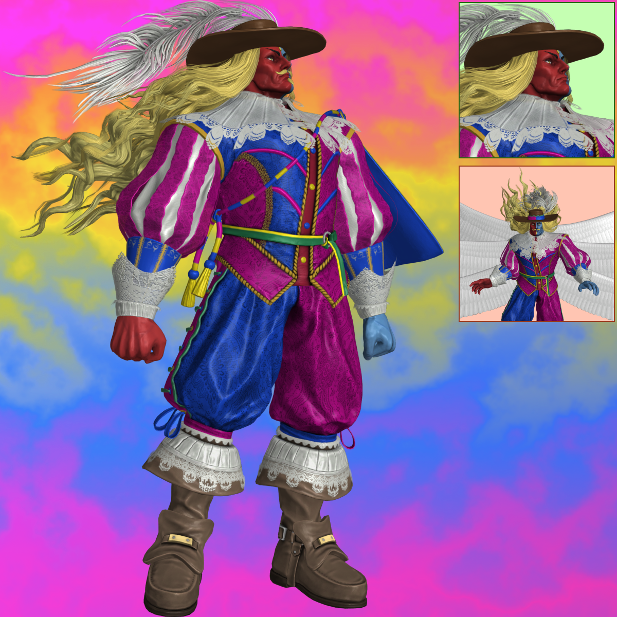 SFV Gill (CPT 2020) - XNALara XPS by PharaohIllusion on DeviantArt