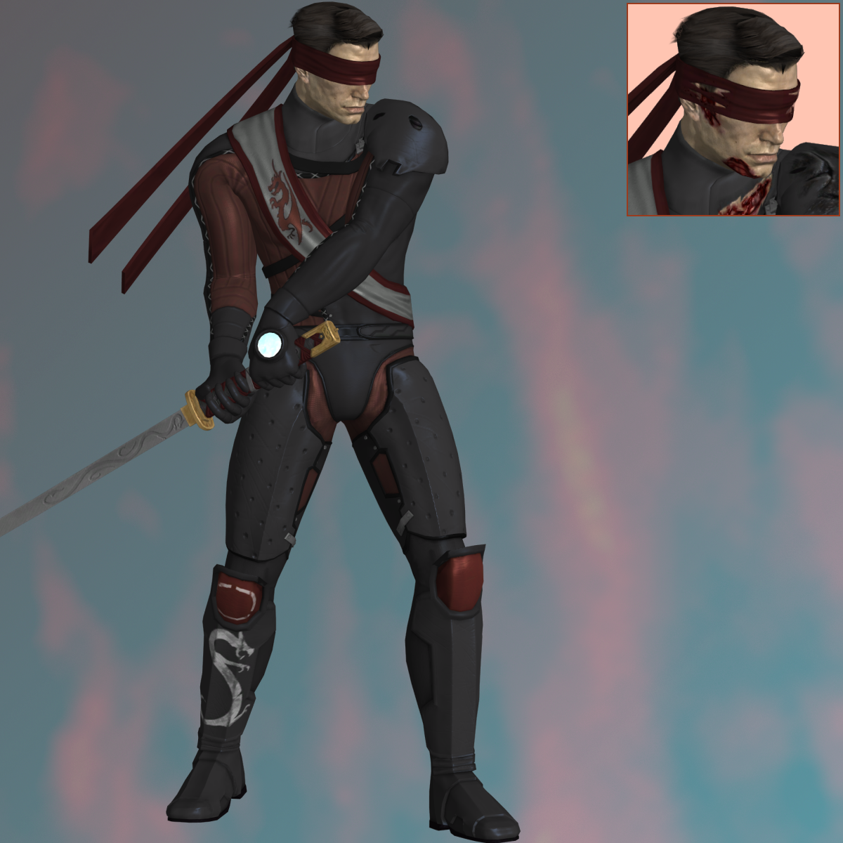 MK2011 Kenshi - XNALara XPS by PharaohIllusion on DeviantArt