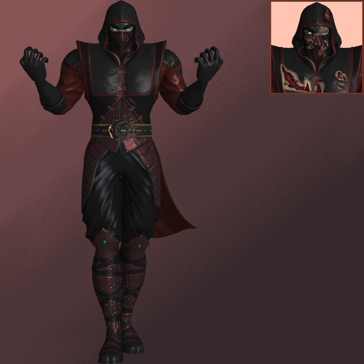 MK2011 Ermac (Extra) - XNALara XPS by PharaohIllusion on DeviantArt