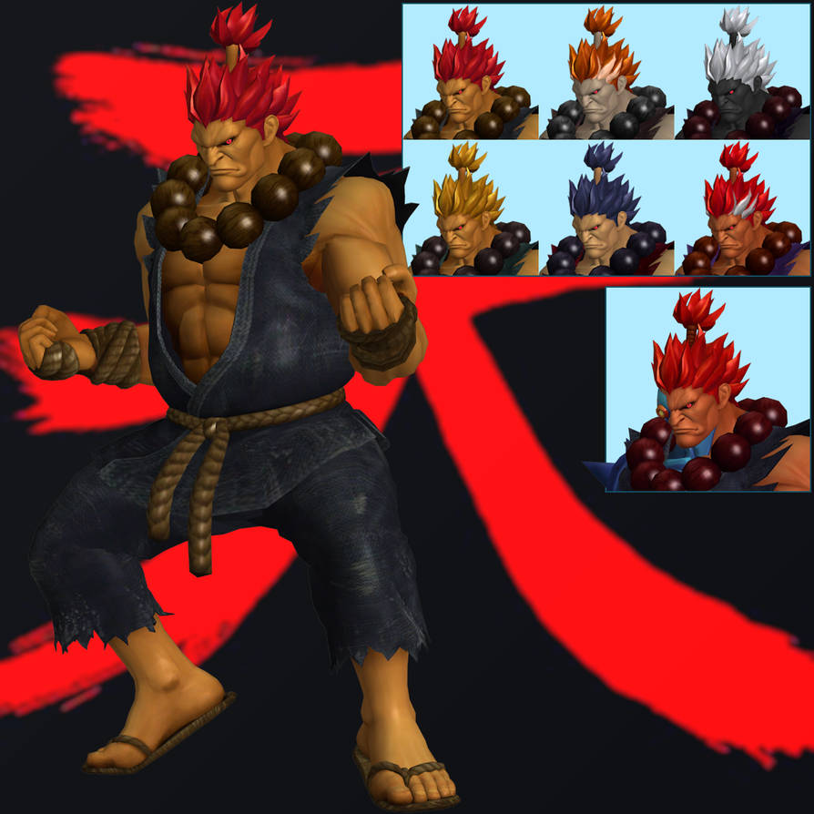 UMvC3 Akuma - XNALara XPS by PharaohIllusion on DeviantArt