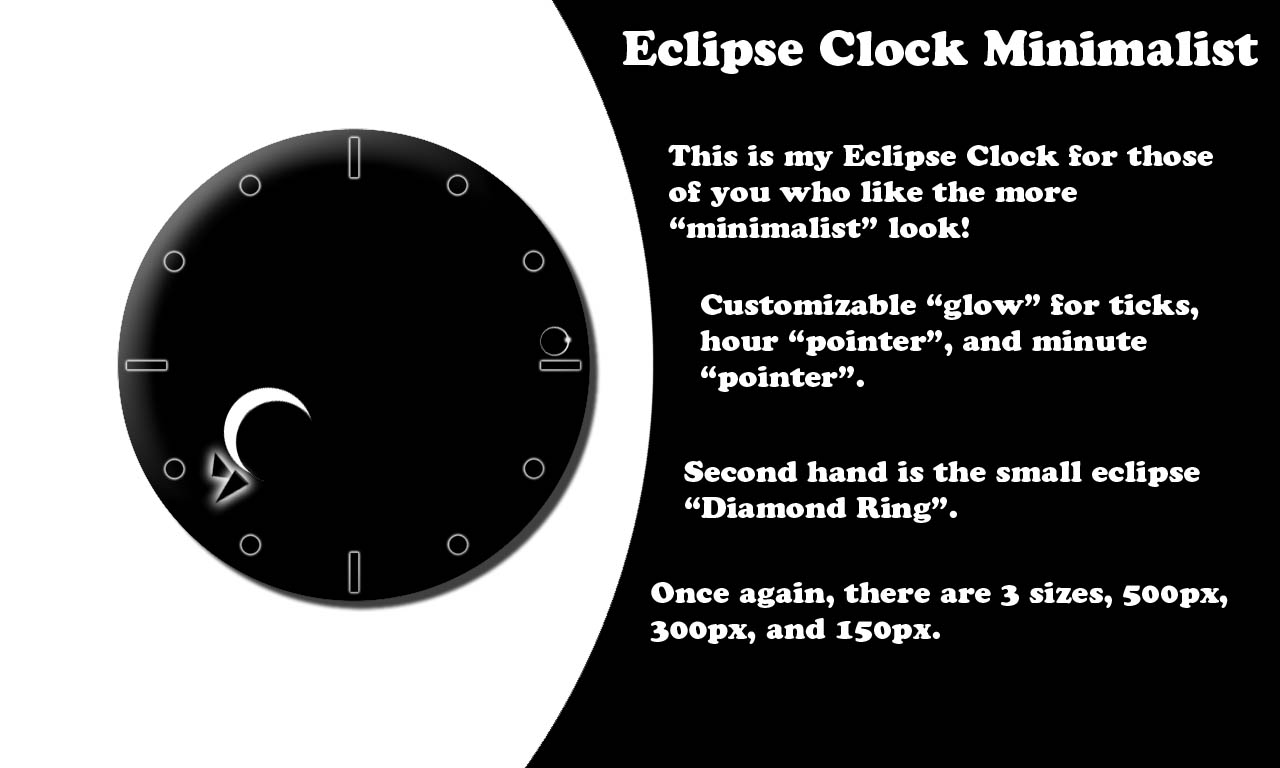 Eclipse Clock Minimal by CybOrSpasm on DeviantArt