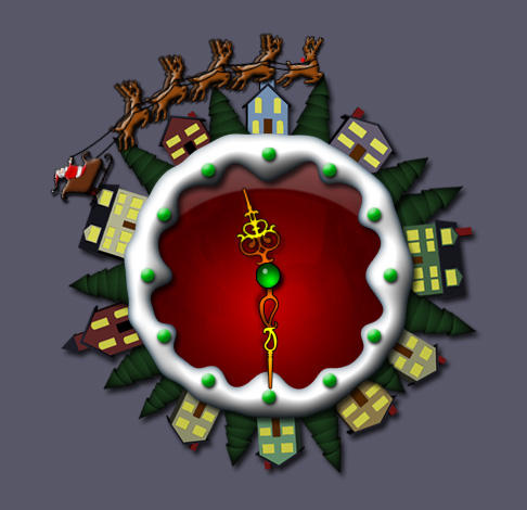 Animated Christmas_Clock by CybOrSpasm on DeviantArt