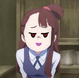 Akko smug by animefreak2579 on DeviantArt
