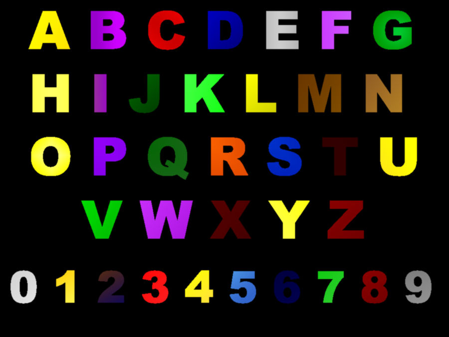 Alphabet and Number Icons by Cookiecat123456 on DeviantArt
