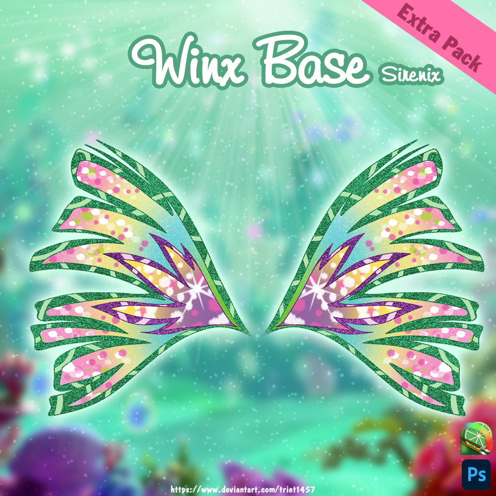 Winx Sirenix Wing.psd by Triet1457 on DeviantArt