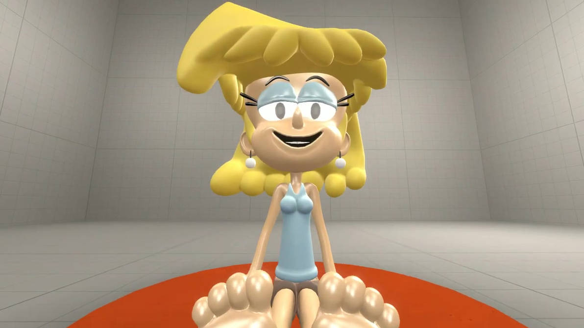 (SFM) Lori Loud blowing thumb feet inflation by DachgumDog on DeviantArt