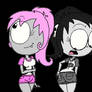 Simone and Marissa: Roller Derby Girls! by Montatora-501 on DeviantArt