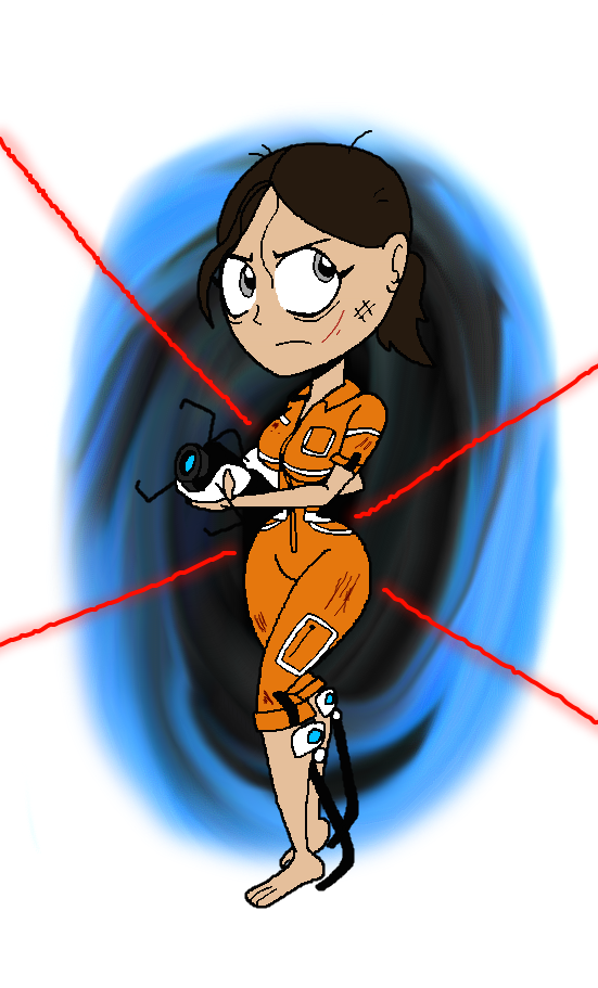 Chell by Montatora-501 on DeviantArt