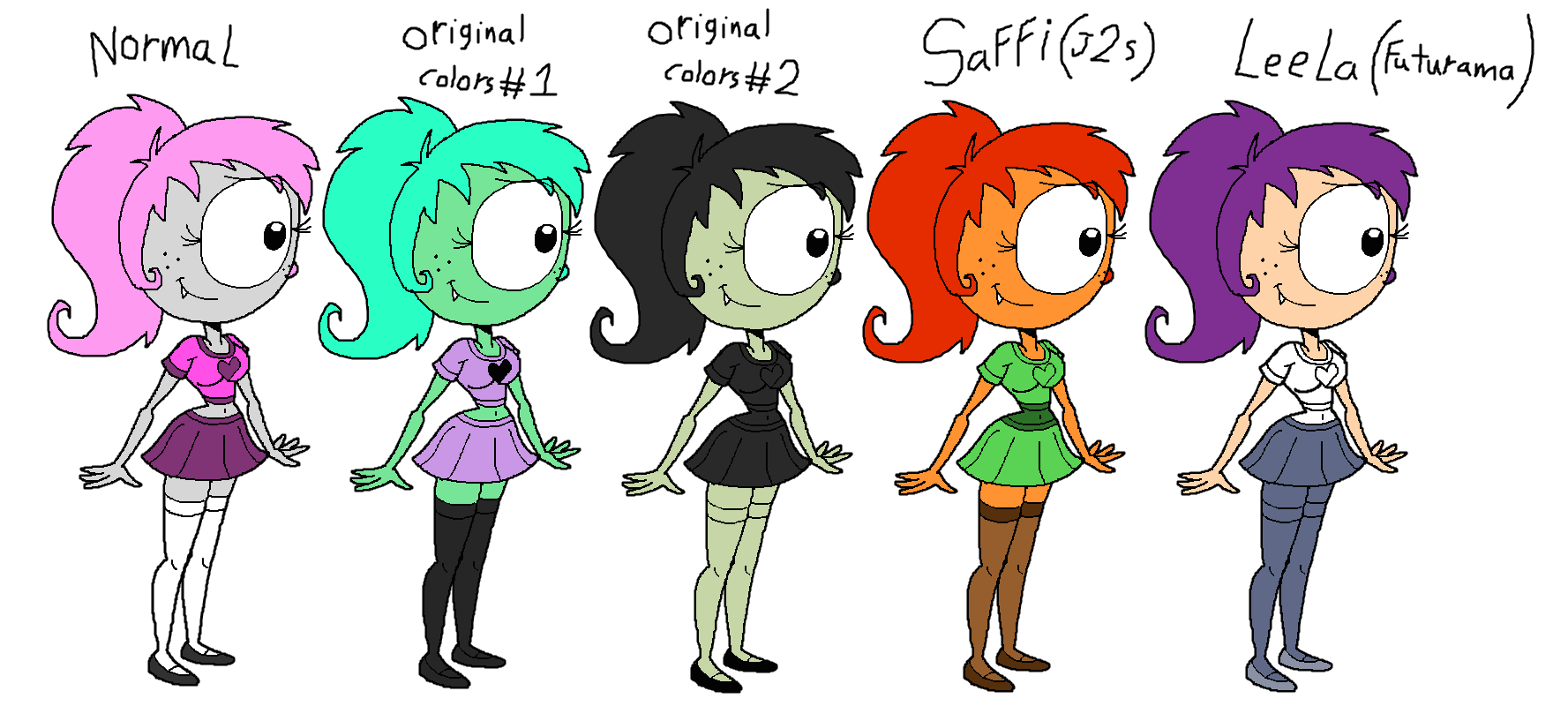 Simone Pazookie Color Palettes by Montatora-501 on DeviantArt