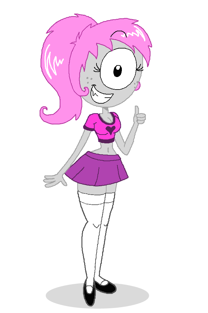 Simone w/ colored outlines by Montatora-501 on DeviantArt