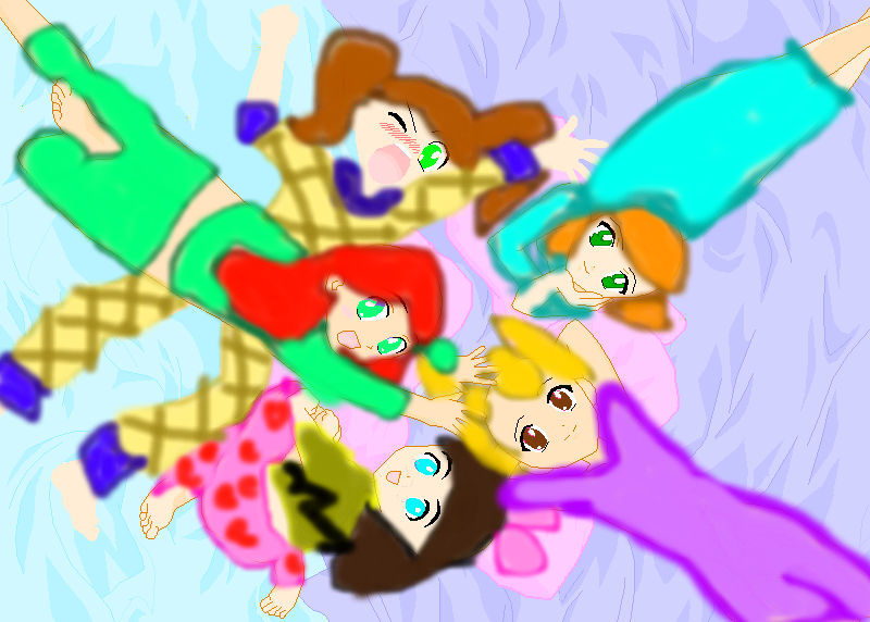 Sleepover With The Girls! by LivingOnLaughs on DeviantArt