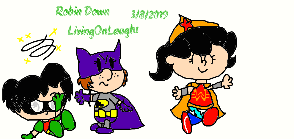 Robin Down by LivingOnLaughs on DeviantArt