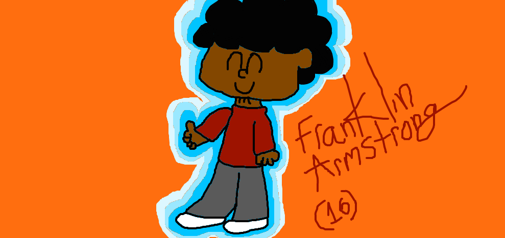 I AM PEANUTS-AU Franklin Armstrong by LivingOnLaughs on DeviantArt