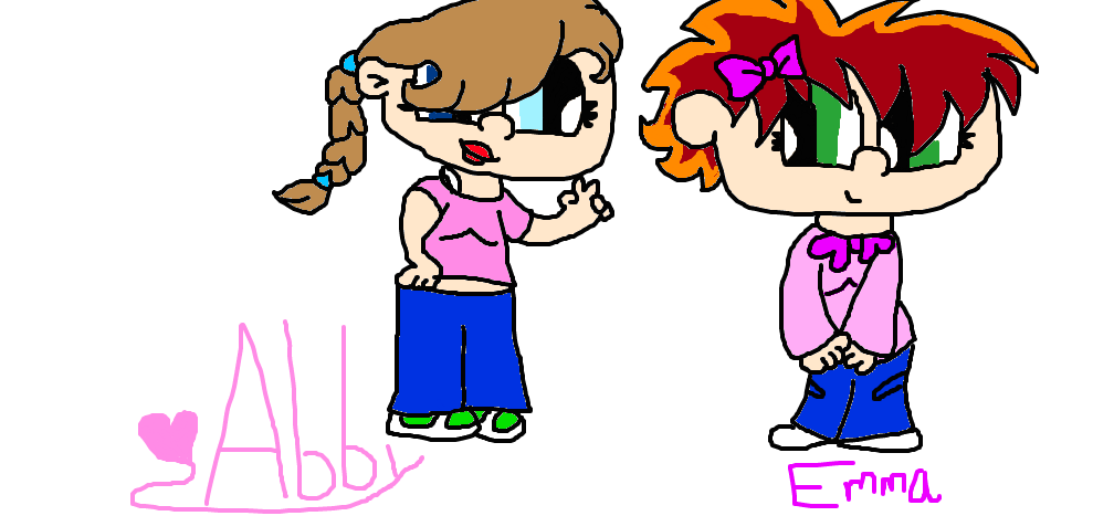 Abby and Emma by LivingOnLaughs on DeviantArt