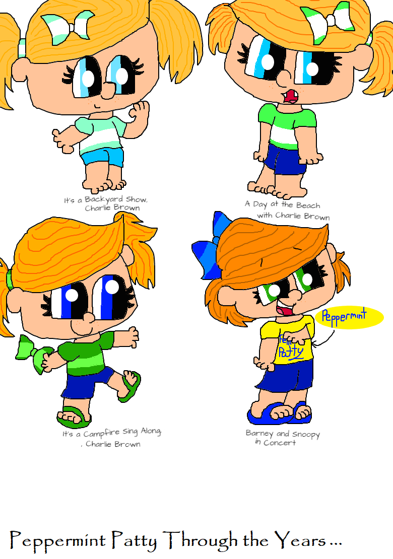 Barney, Snoopy and Friends: Pep Patty Evolution 1 by LivingOnLaughs on ...