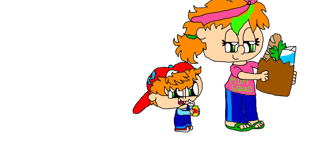 Big Sister and Little Brother by LivingOnLaughs on DeviantArt