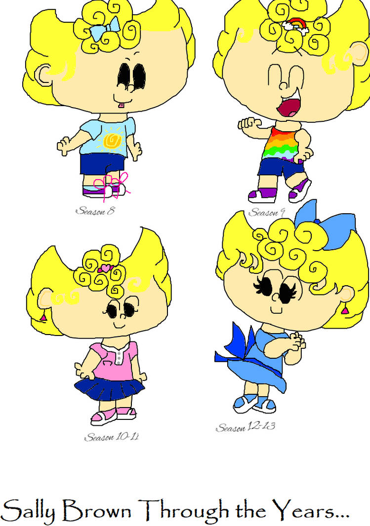 Barney, Snoopy and Friends: Sally Evolution 4 by LivingOnLaughs on ...