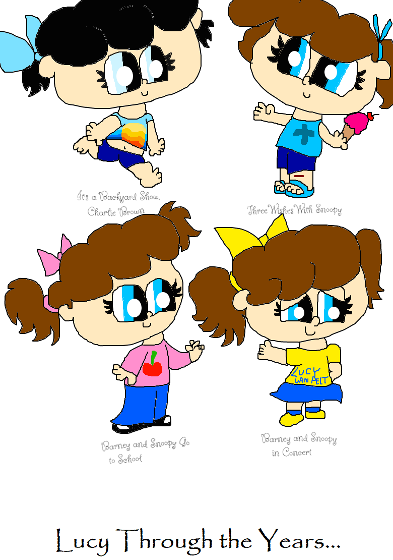 Barney, Snoopy and Friends: Lucy Evolution 1 by LivingOnLaughs on ...