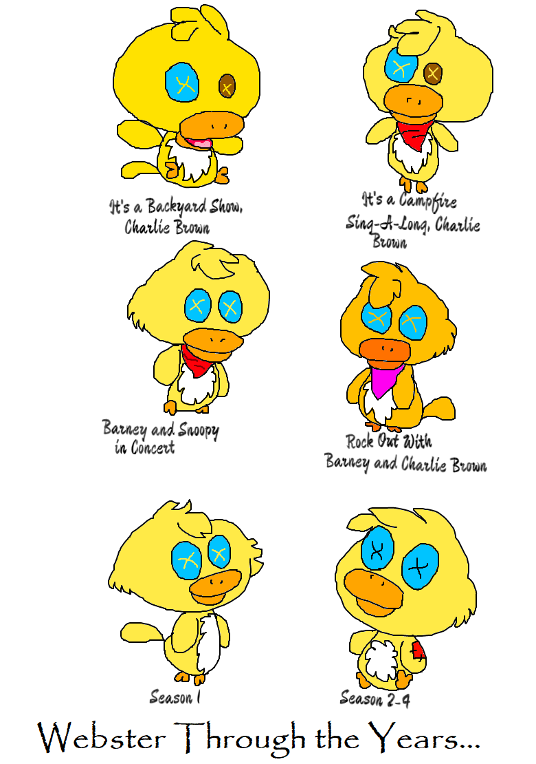 Barney, Snoopy and Friends: Webster Evolution 1 by LivingOnLaughs on ...